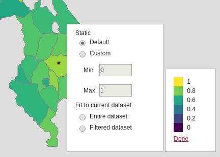 Shades of meaning: visualising geographical data with colour in a data-driven web application ...