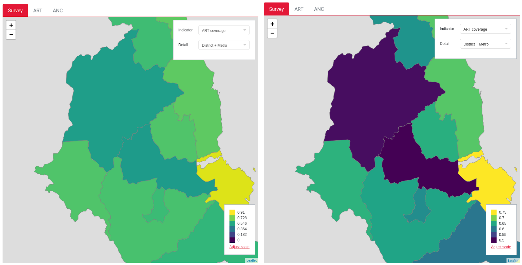 Shades of meaning: visualising geographical data with colour in a data-driven web application ...